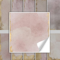 Fliesenaufkleber Bad & Küche Textur Shabby Chic Altrosa Gold