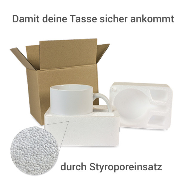 Personalisierte Tasse - Geschenk Einschulung Mädchen - Rehkitz Motiv