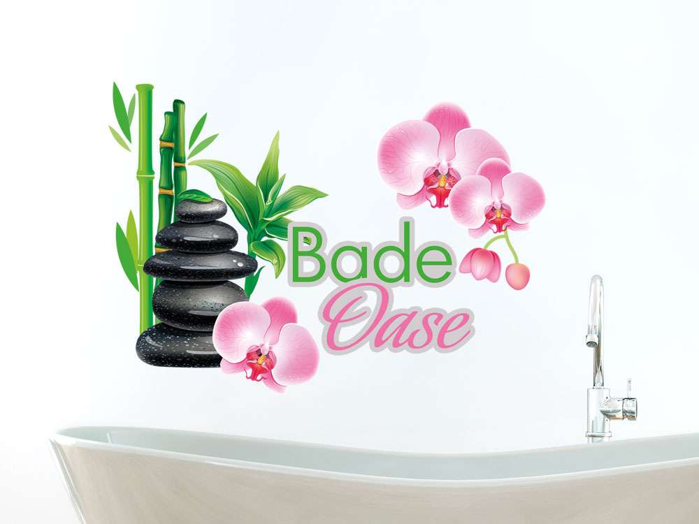 Erlebe das tolle Wandtattoo für Dein Bad!