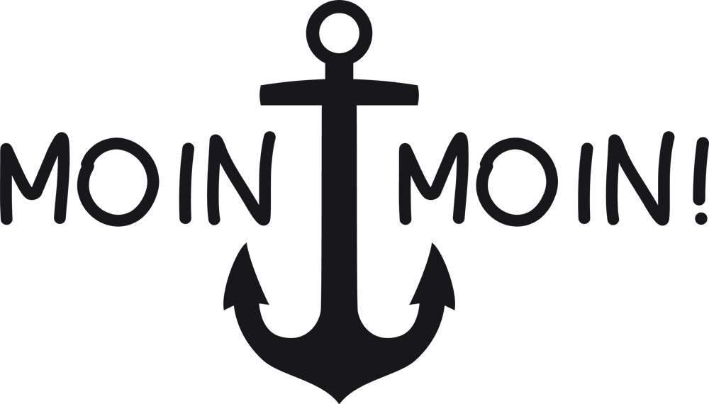 Wandtattoo Moin Moin | Flur & Eingang | Wandtattoo | Graz-Design